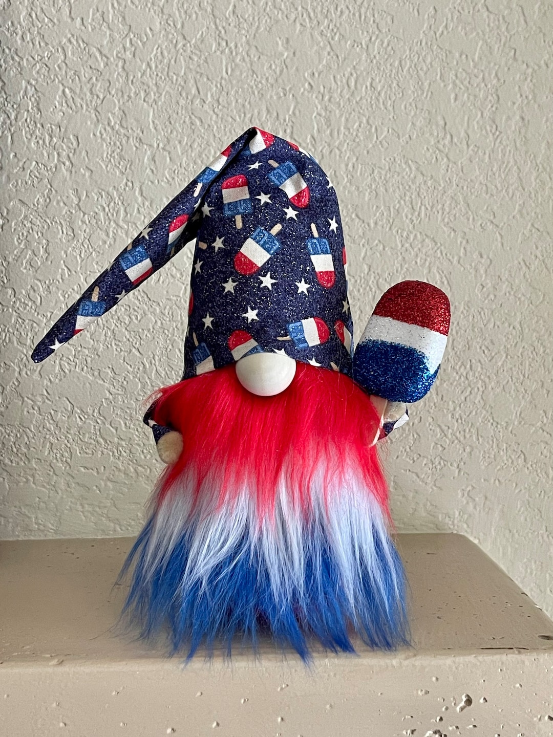 Bomb Pop Gnome, 4th of July Gnome, Tomte, Nisse, Scandinavian Gnome ...