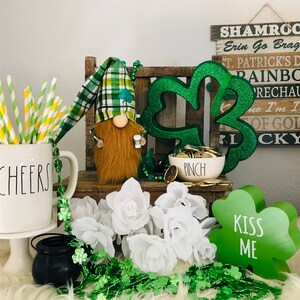St. Patricks Day Gnome, Tomte, Nisse, Good Luck Gnome, Home Decor ...