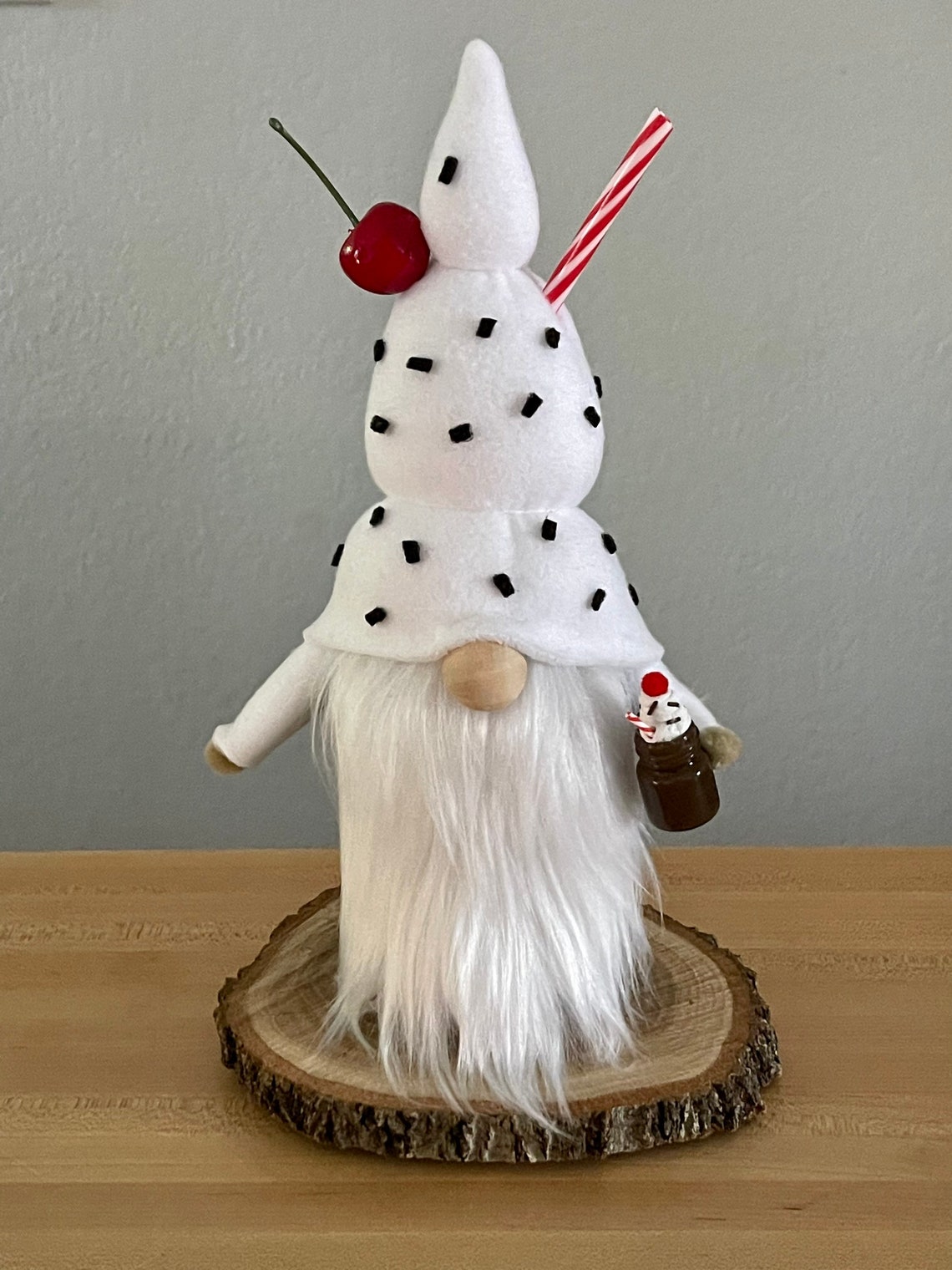 Chocolate Shake Gnome Ice Cream Gnome Tomte Nisse - Etsy