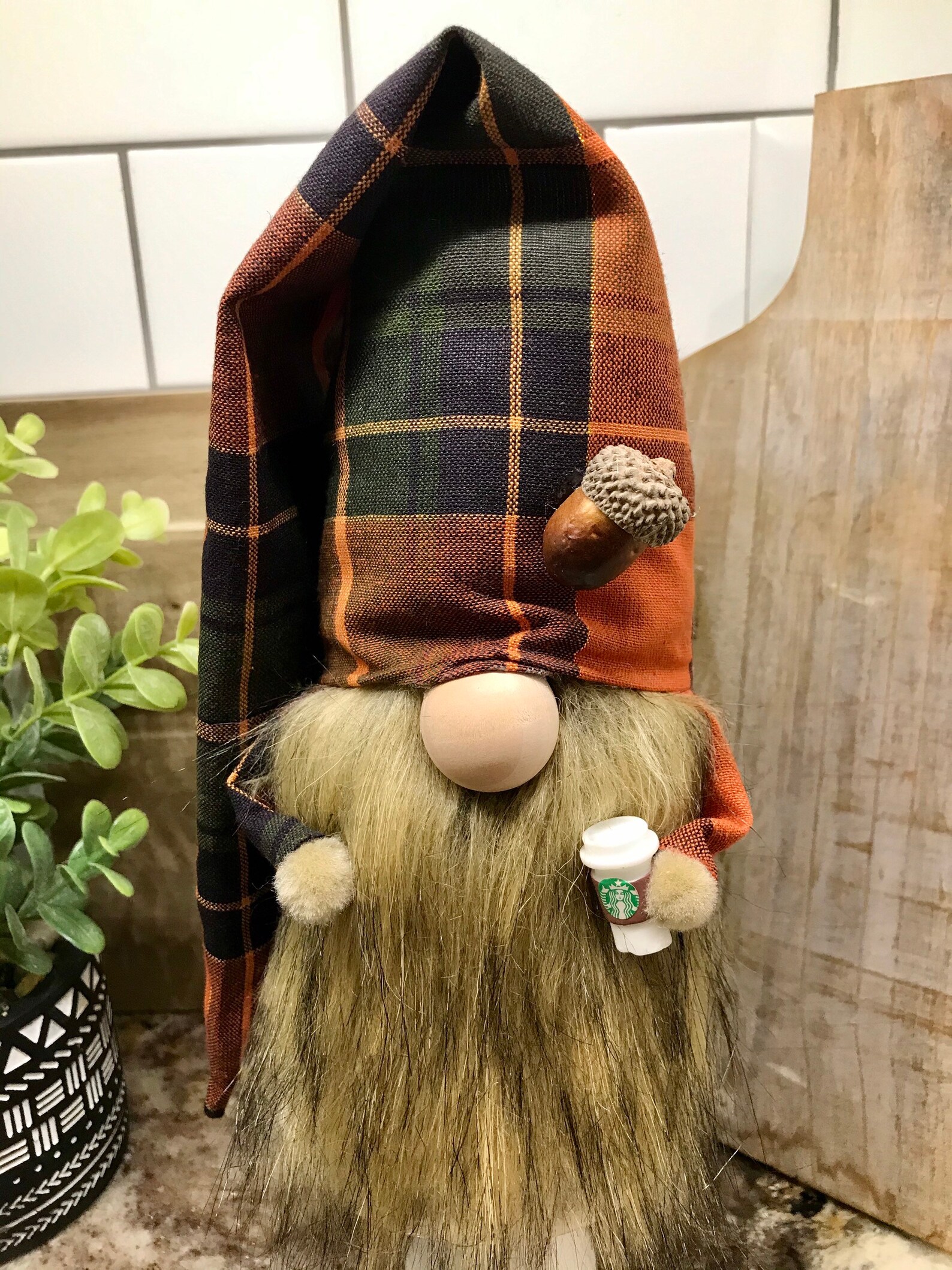 Holiday Gnome Fall Gnome Autumn Gnome Acorn Gnome Tomte - Etsy