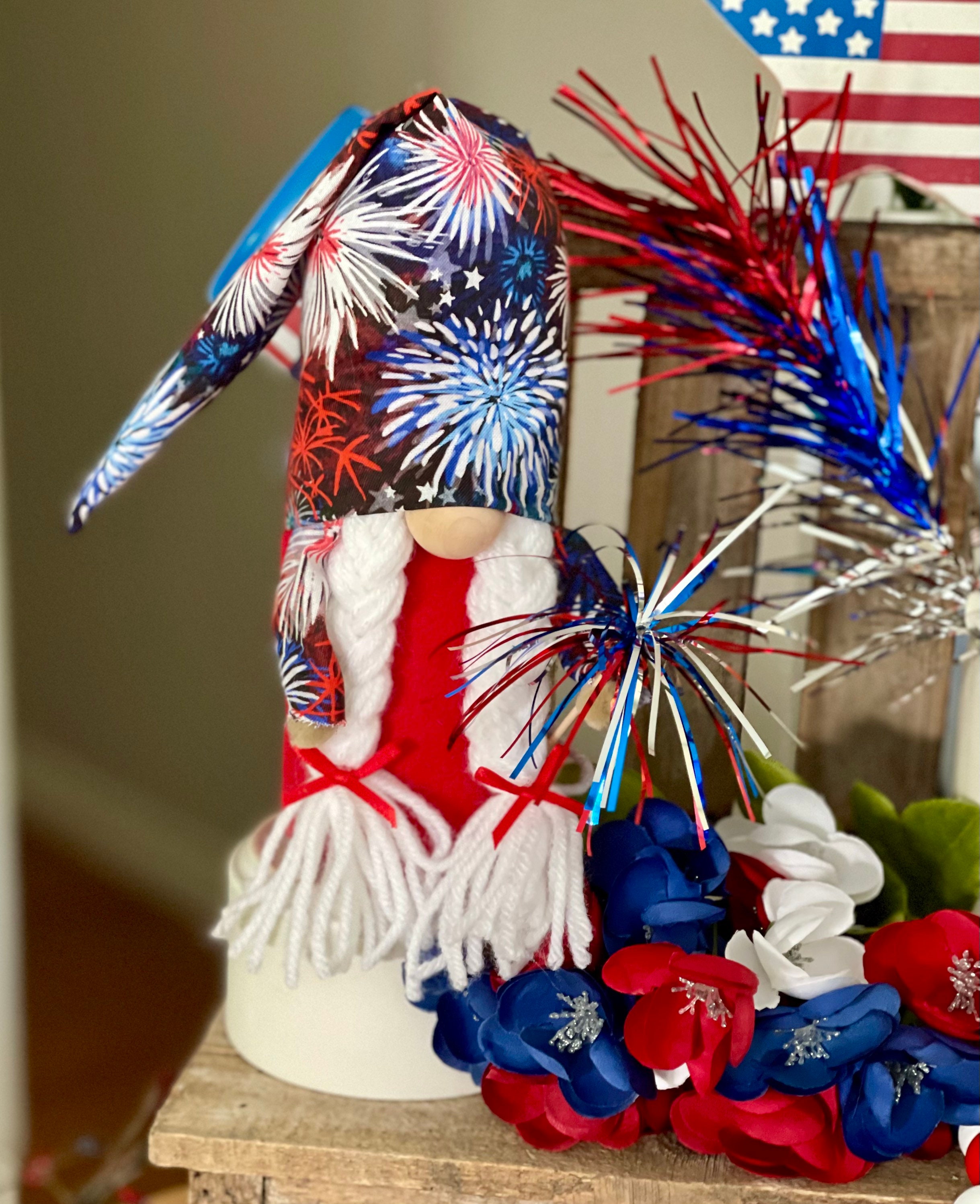 American Gnome 4th of July Gnome Tomte Nisse Girl Gnome - Etsy