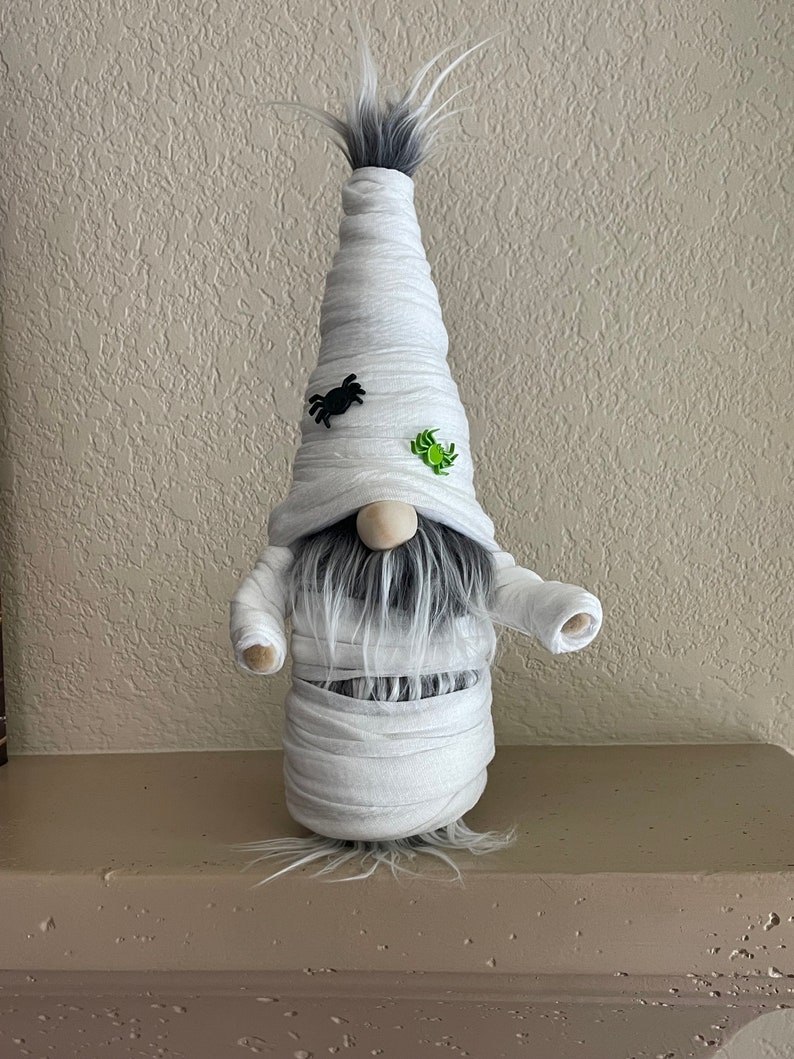 Mummy Gnome, Halloween Tiered Tray Decor, Monster Tomte - Etsy