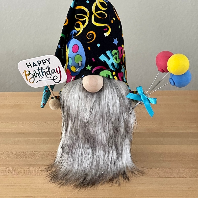 Happy Birthday Gnome - Etsy