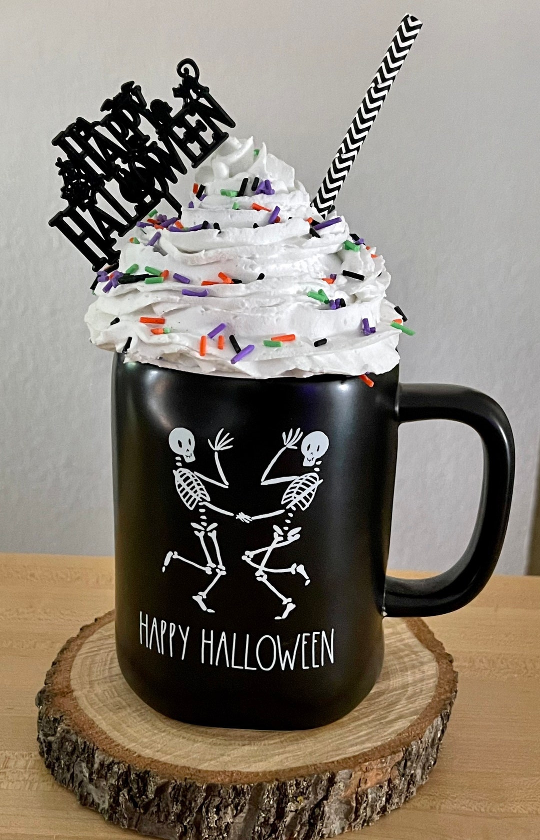 Brand New!! Mug Toppers, Fake Whip Topping Mug Topper, Halloween Topper ...