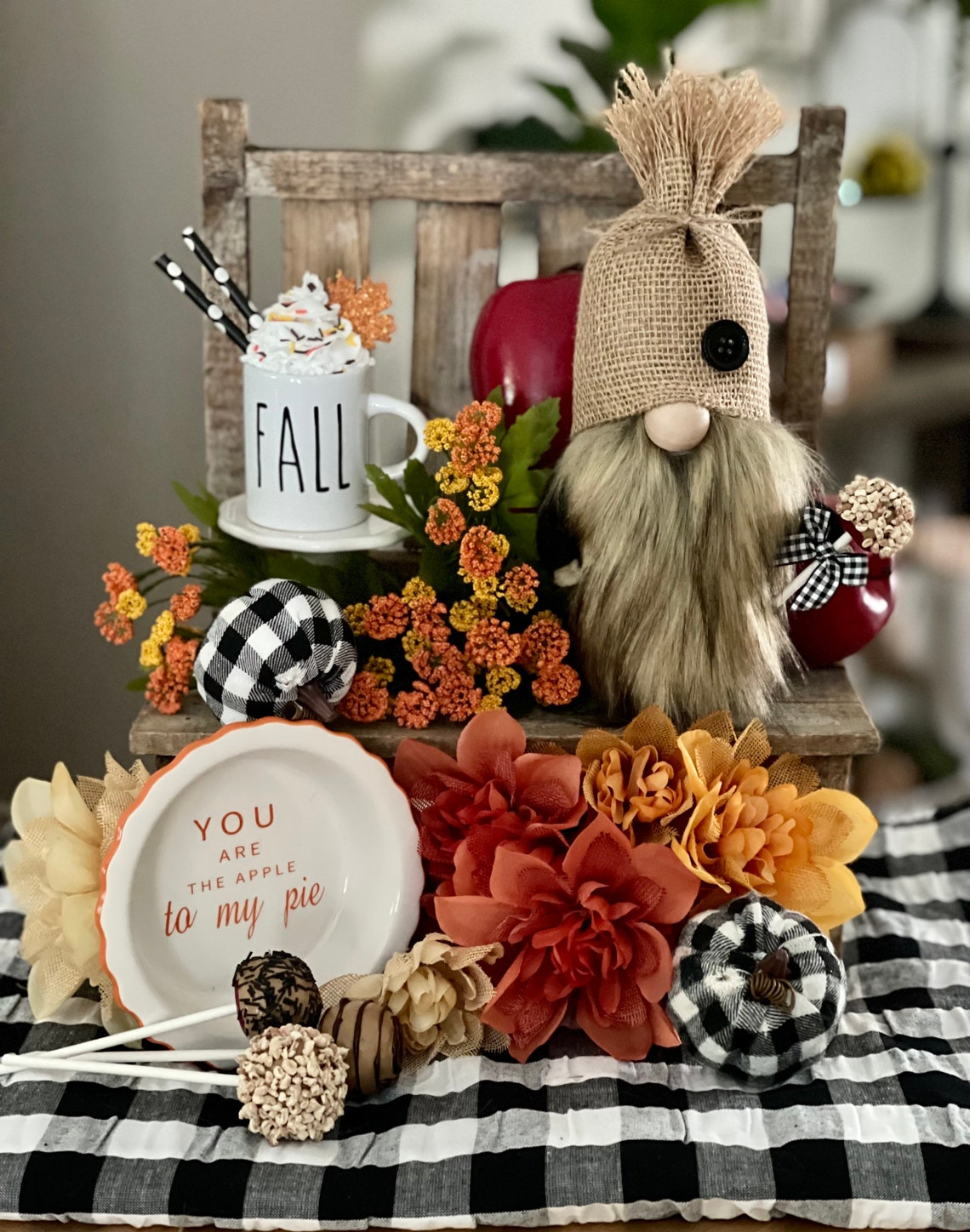 Holiday Gnome Fall Gnome Autumn Gnome Acorn Gnome Tomte - Etsy