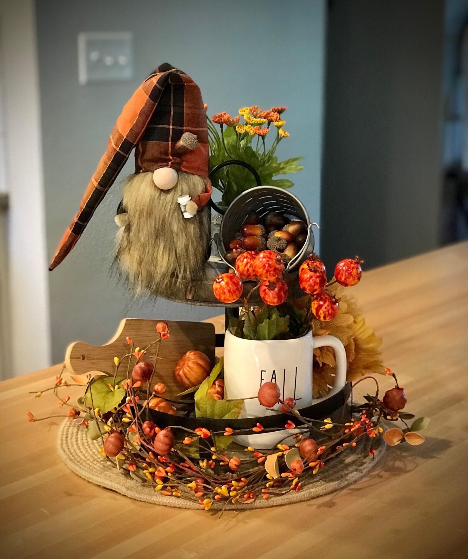 Holiday Gnome Fall Gnome Autumn Gnome Acorn Gnome Tomte - Etsy