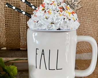 Brand New Mug Toppers Fake Whip Topping Mug Topper | Etsy