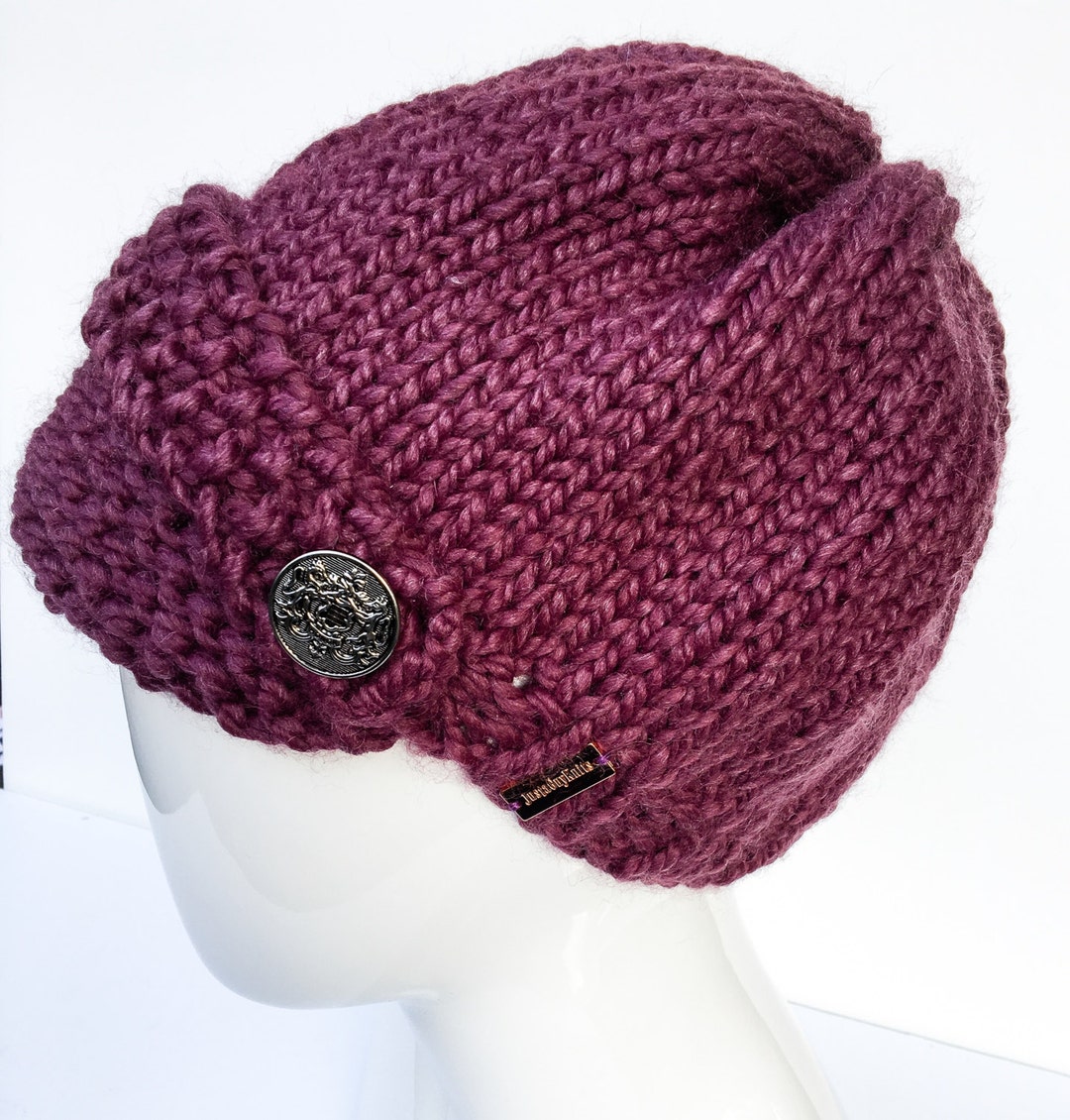 News Boy Cap, Knit Hat With Buttons, Women's Accessories, Winter Hats ...