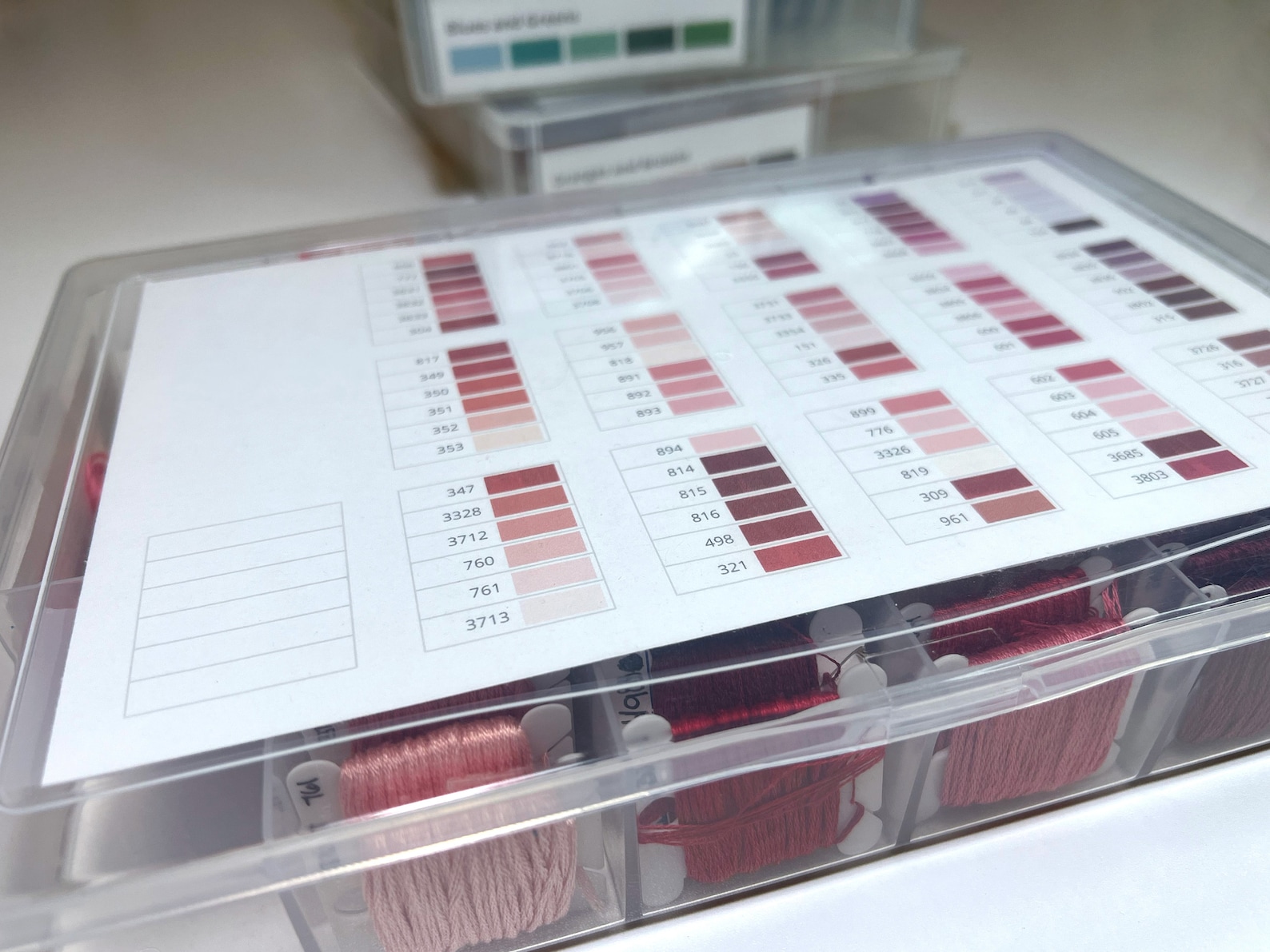 Printable DMC Box Chart (PDF Download) - Etsy