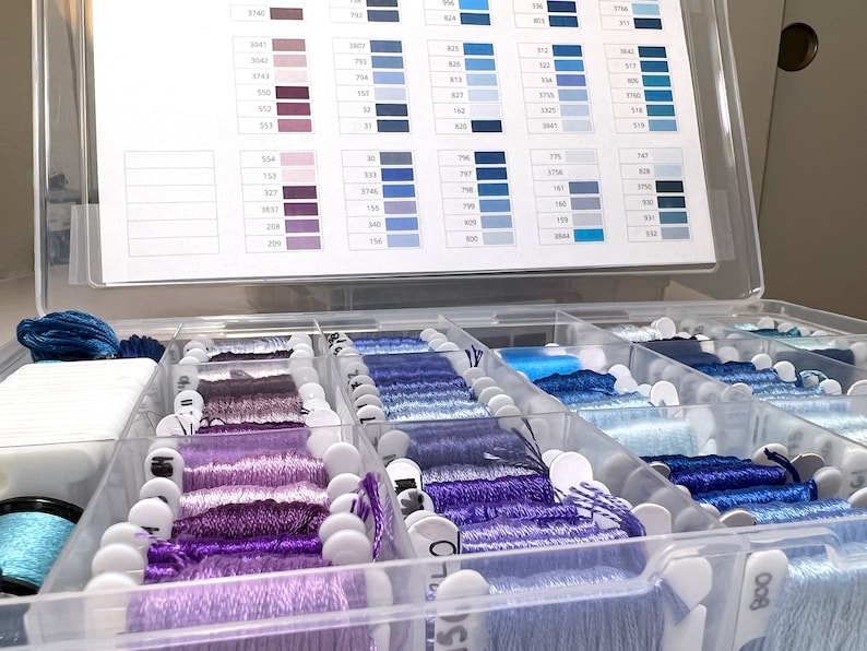 Printable DMC Box Chart (PDF Download) - Etsy