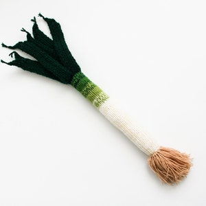 Knitted Leek - Gift for Toddler - Baby Photo Prop Soft Toy Play Food ...