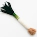 Knitted Leek - Gift for Toddler - Baby Photo Prop Soft Toy Play Food ...