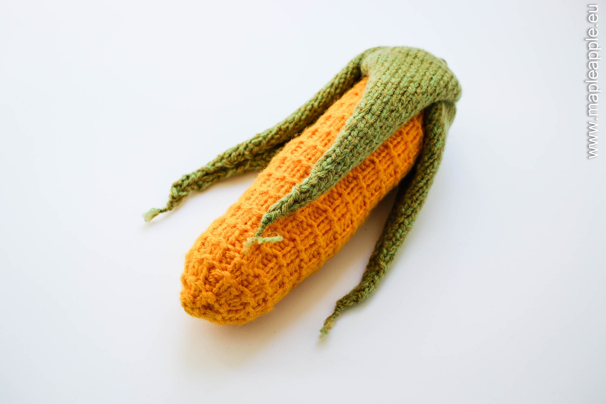 Soft Toy Corn - Pretend Play Vegetables Waldorf Shopping Game - Knitted ...