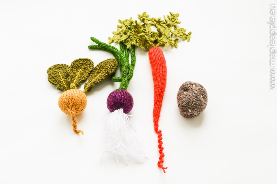 Mini Vegetables Toy Set Pretend Play Mini Food Waldorf | Etsy