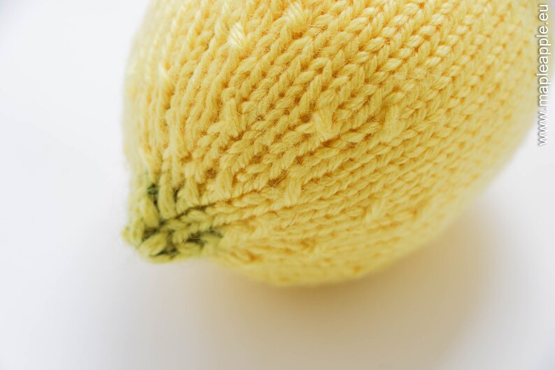 Soft Toy Lemon Gift for Foodie Knitted Fruits Waldorf Toy - Etsy