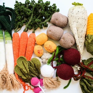 Knitted Leek - Gift for Toddler - Baby Photo Prop Soft Toy Play Food ...