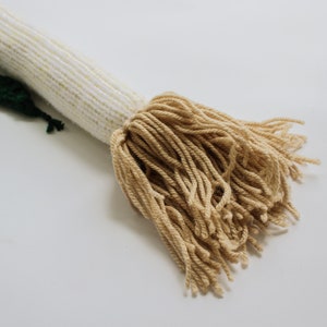 Knitted Leek - Gift for Toddler - Baby Photo Prop Soft Toy Play Food ...