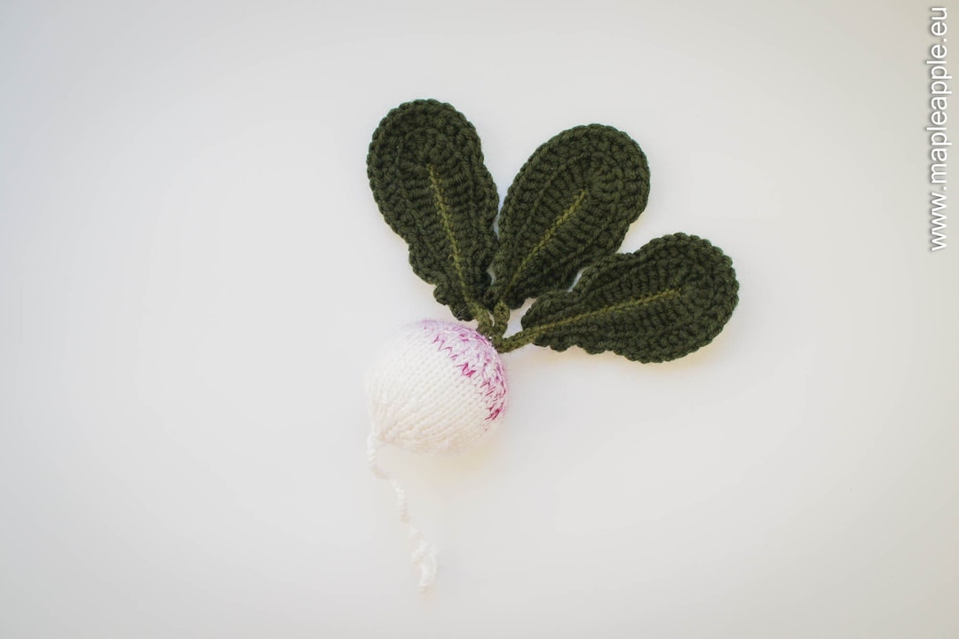 Turnip Play Food - Waldorf Stuffed Toy - Pretend Kitchen Vegetables ...