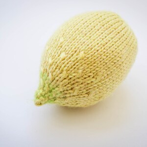 Soft Toy Lemon Gift for Foodie - Knitted Fruits Waldorf Toy Yellow ...