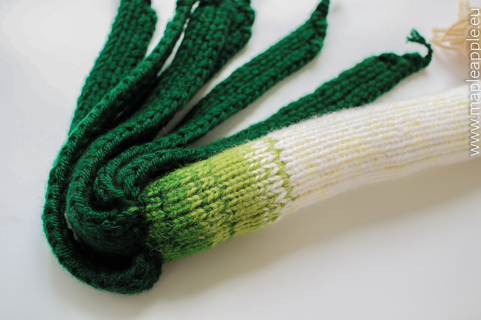 Knitted Leek Gift for Toddler Baby Photo Prop Soft Toy | Etsy