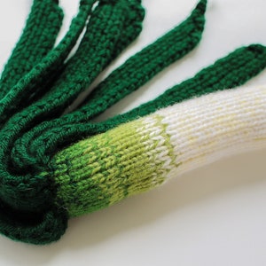 Knitted Leek - Gift for Toddler - Baby Photo Prop Soft Toy Play Food ...