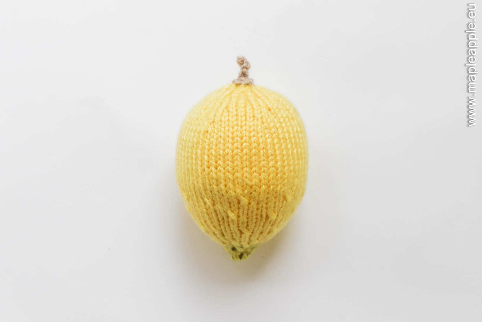 Soft Toy Lemon Gift for Foodie Knitted Fruits Waldorf Toy - Etsy