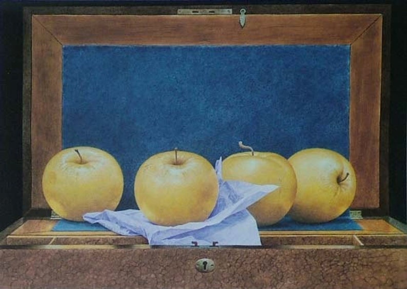 Greg Mort Apple Still Life Art Cards, Printable Invitations (dozen) - Etsy