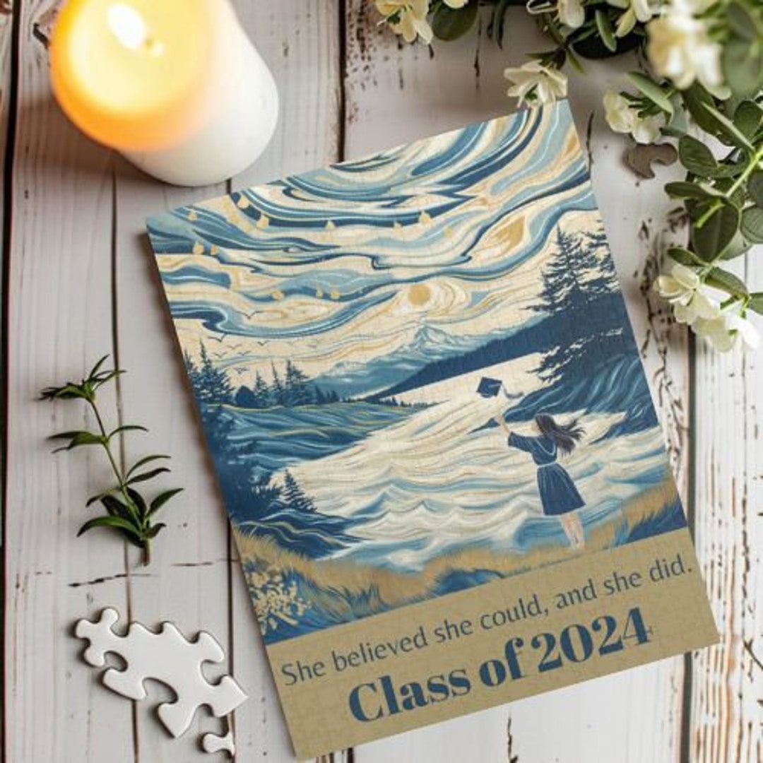 Class of 2024 Graduation Puzzle: Personalized Keepsake, Family Fun ...