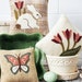 Geranium Beauty Wool Applique Pattern for Spring or Summer Decoration ...
