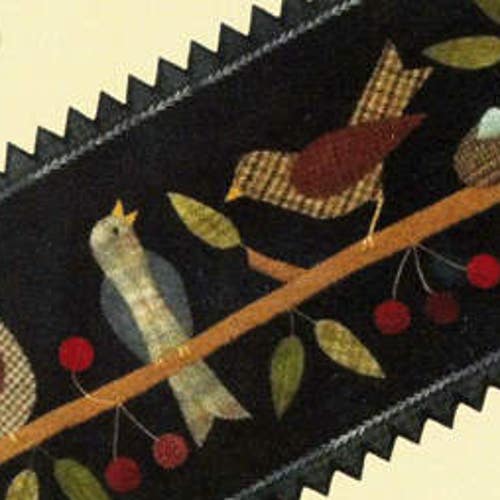 Birds and Bird Nest Applique Wool Applique Patterns Out on | Etsy