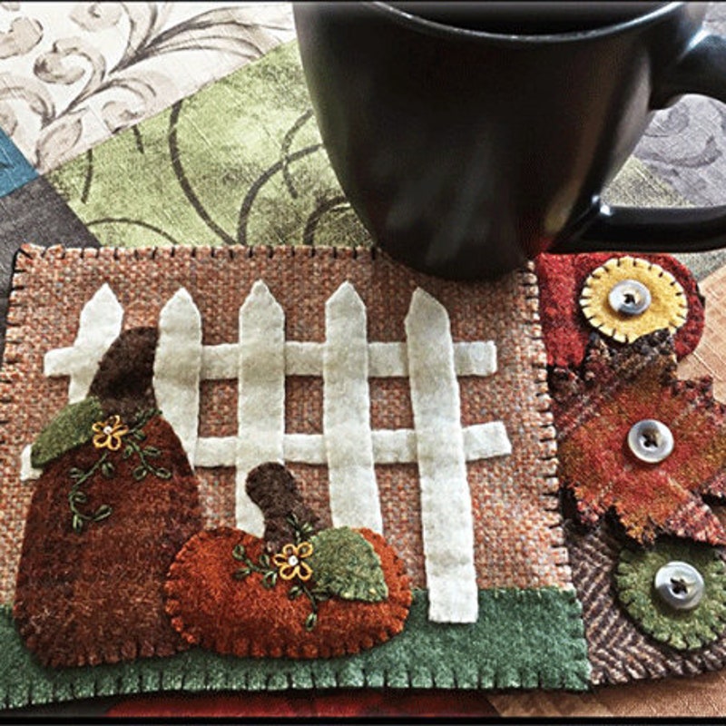 Mug Rug Pattern - Etsy