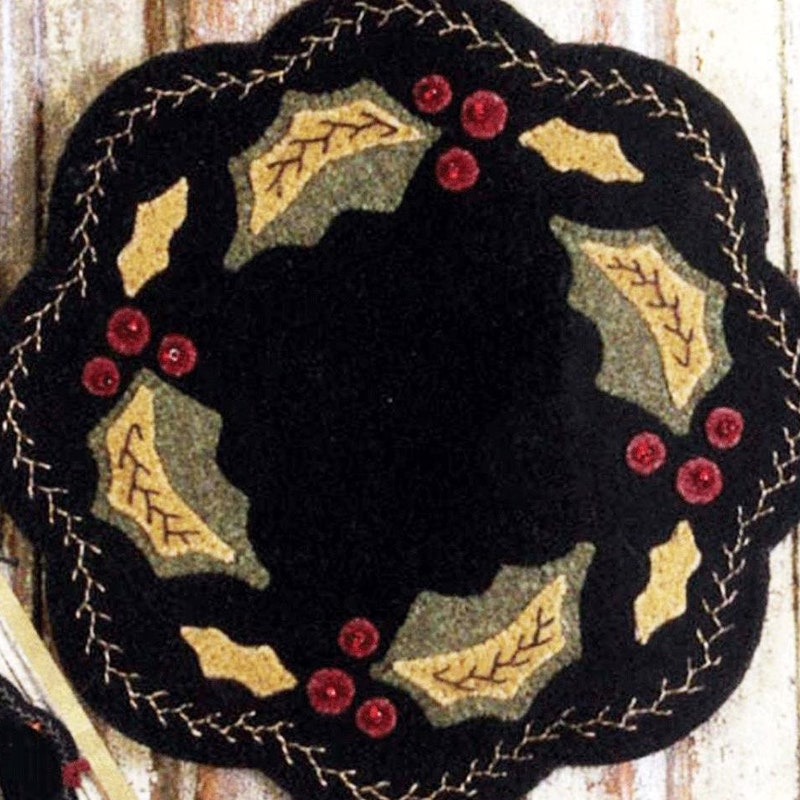 Wool Candle Mat - Etsy