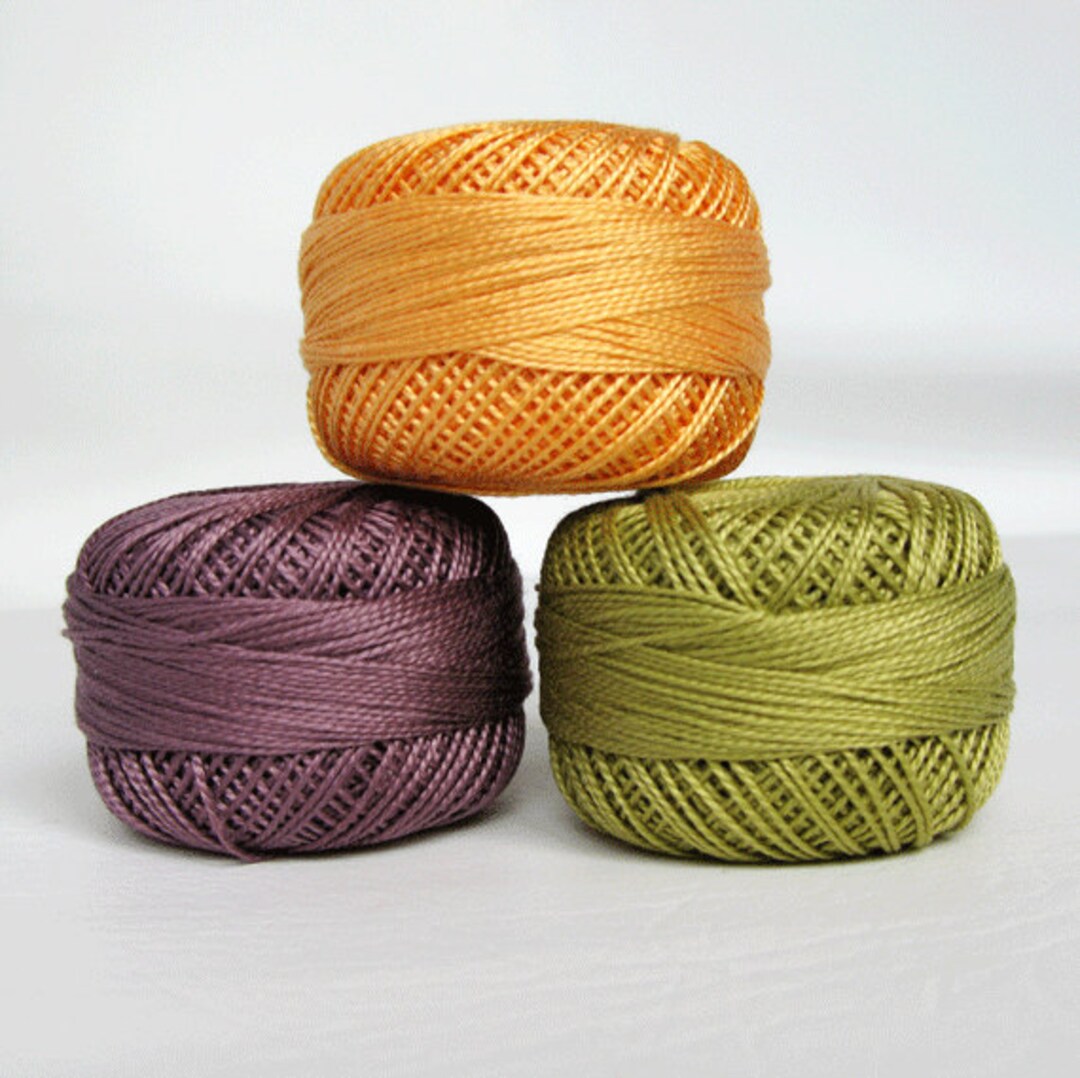 Perle Cotton Thread Set Size 8 Finca Pearl Cotton by - Etsy