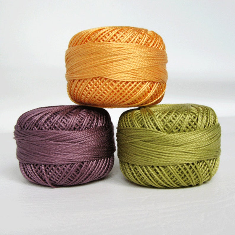 Perle Cotton Thread Set Size 8 Finca Pearl Cotton by - Etsy