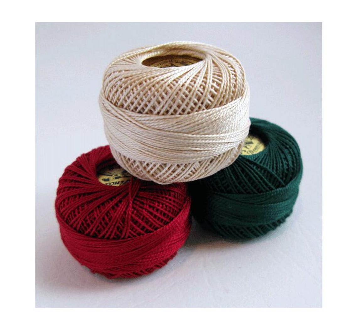 Perle Cotton Thread Set: Size 8 Finca Pearl, 77 Yards Each (vintage ...