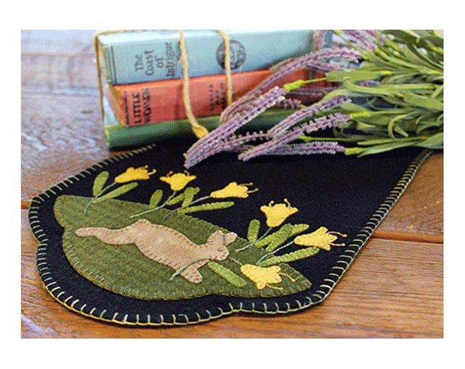 Flowers Wool Applique Table Runner Pattern WSD 1407 Summer Wild Flowers ...