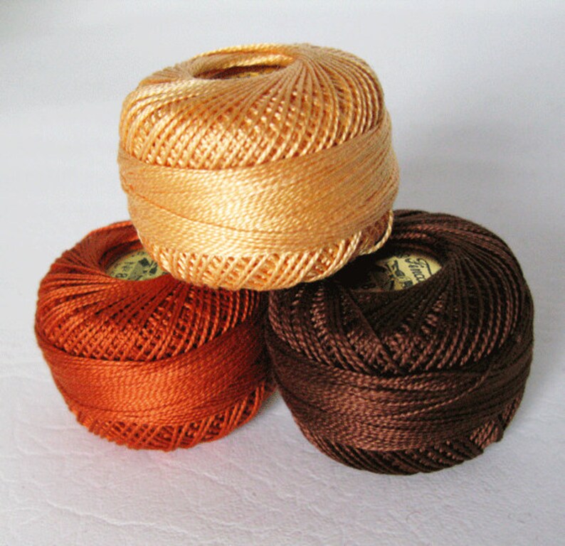 Perle Cotton Thread Set Size 8 Finca Pearl Cotton by | Etsy