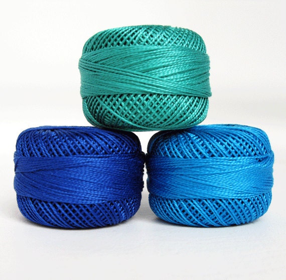 Perle Cotton Thread Set Size 8 Finca Pearl Cotton by - Etsy