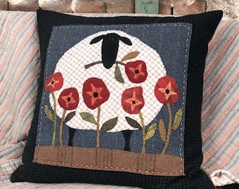 Primitive Punch Needle Kit Sheep With Fall Banner Needle - Etsy