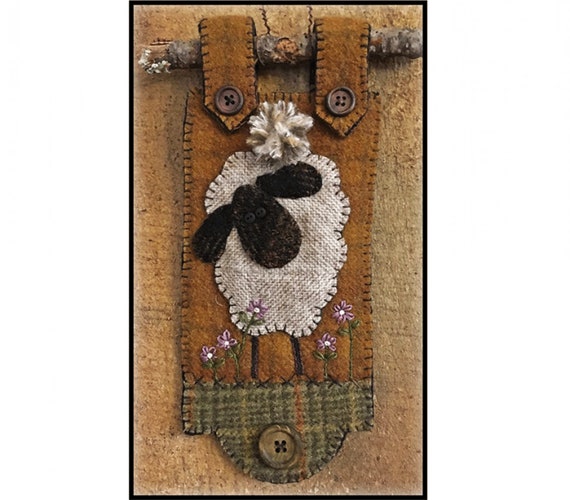 Country Sheep in the Wildflowers Wool Applique Pattern RCH HU - Etsy