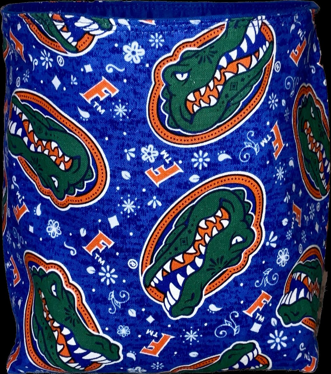 UF Florida Gators Toilet Paper/tissue Box Cover/fabric Basket - Etsy