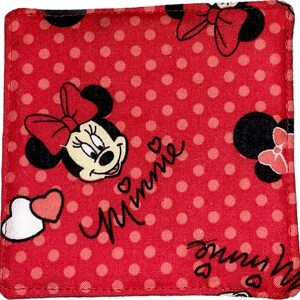 Minnie Mouse Coasters, Set of 4 - Etsy