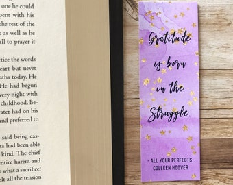 Gratitude bookmarks | Etsy
