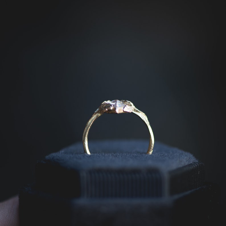 Twig and Leaves Shield Cut Diamond Kite Diamond Leaf - Etsy