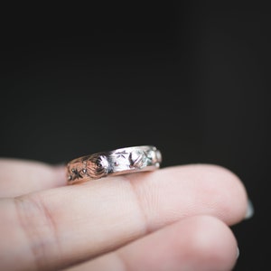 Custom Solarsystem Ring in Yellow Rose or White Gold 14k, Handmade ...