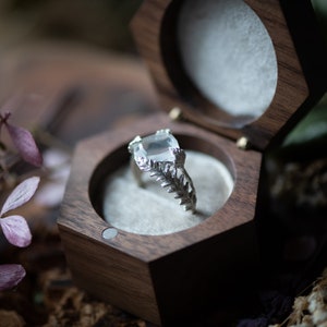 Fern and Leaf Ring in 925 Sterling Silver, and a Himalayan Quarts ...