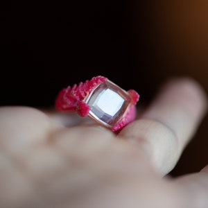Fern and Leaf Ring in 925 Sterling Silver, and a Himalayan Quarts ...
