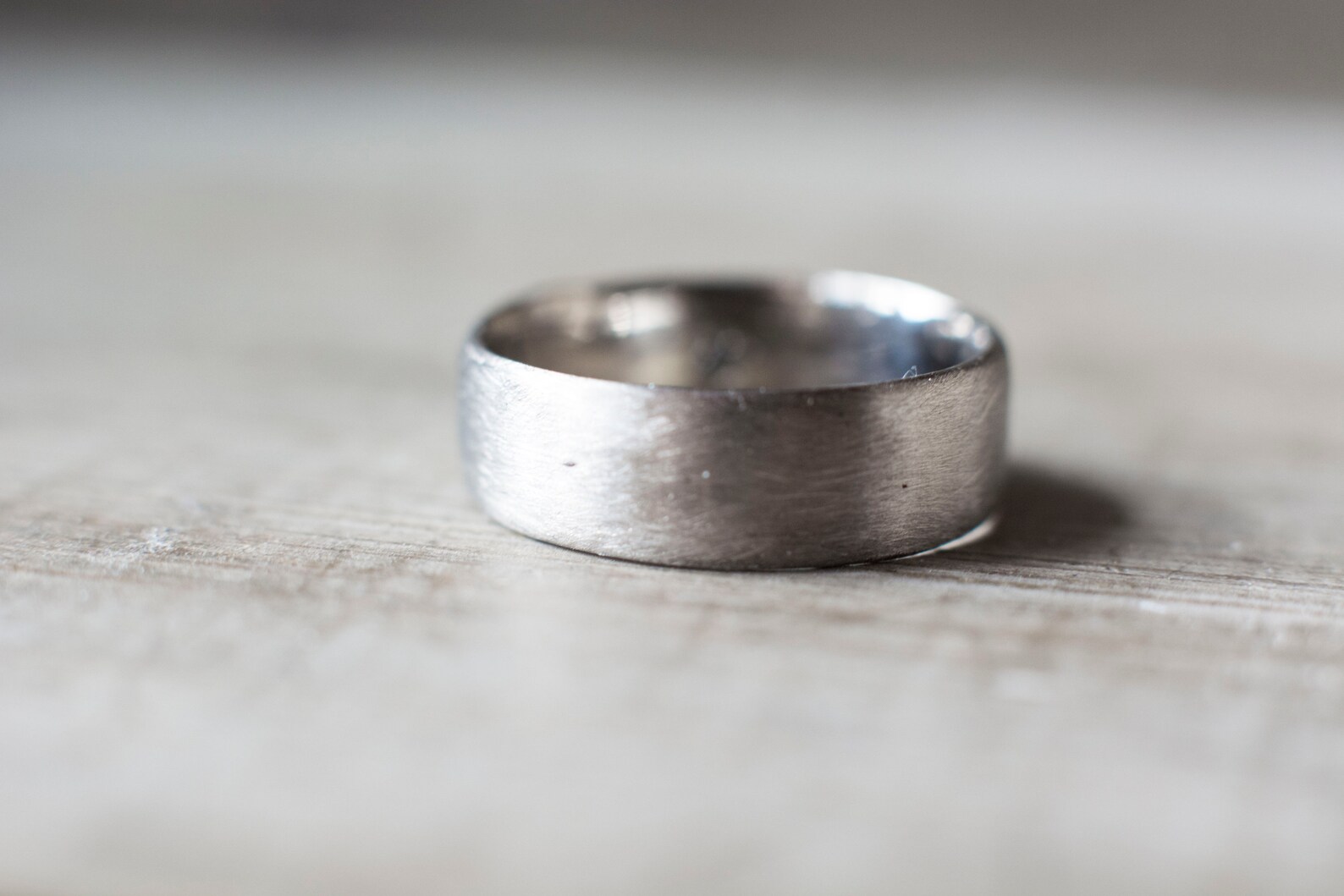 Gold Wedding Band Ring Wedding Ring Satin Matte Finish | Etsy