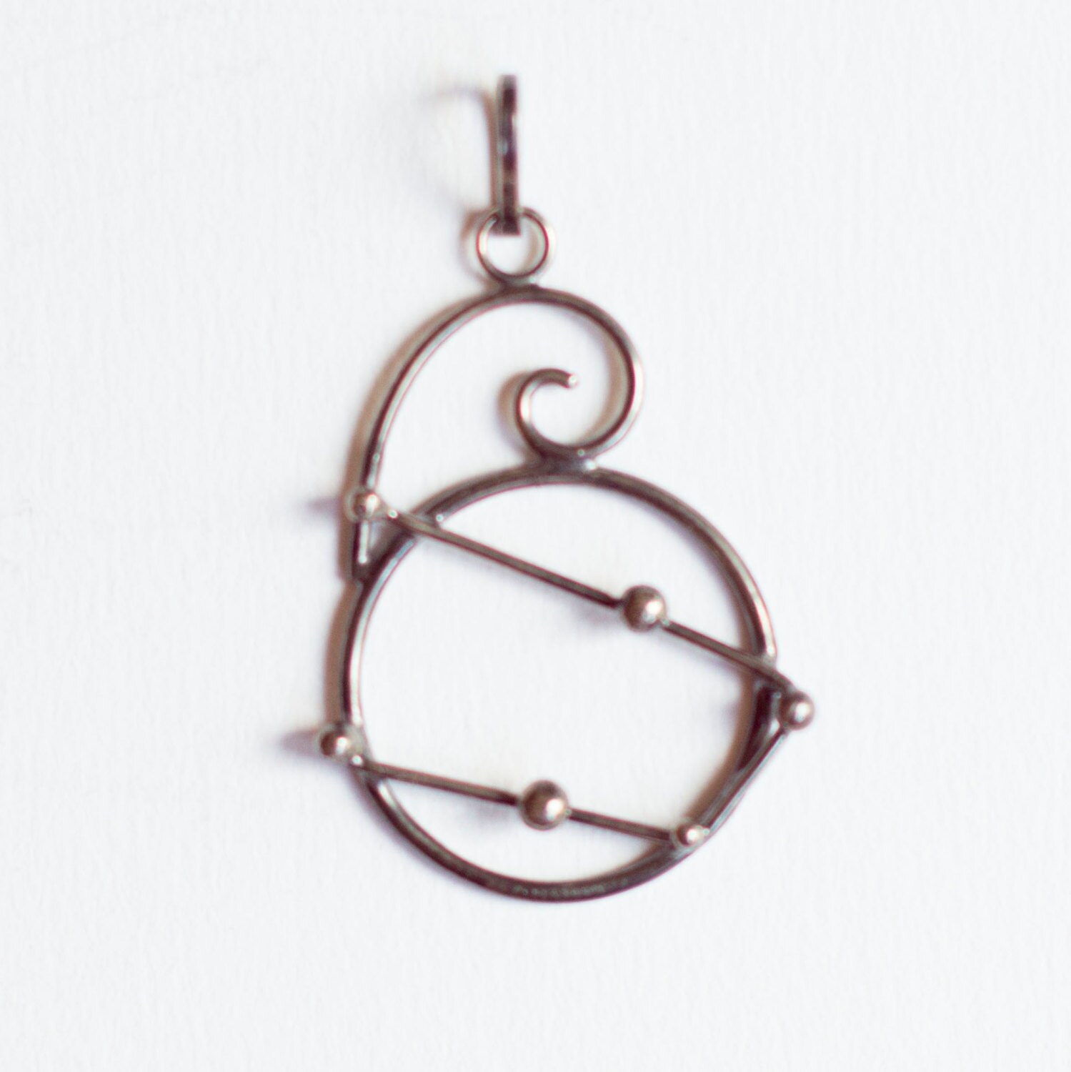 Taurus Zodiac Constellation Pendant ~ Starsign ~ Handmade Sterling ...