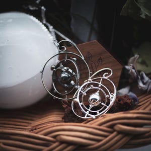 Solar System Necklace Pendant - Kinetic Spinning Solar System 925 ...